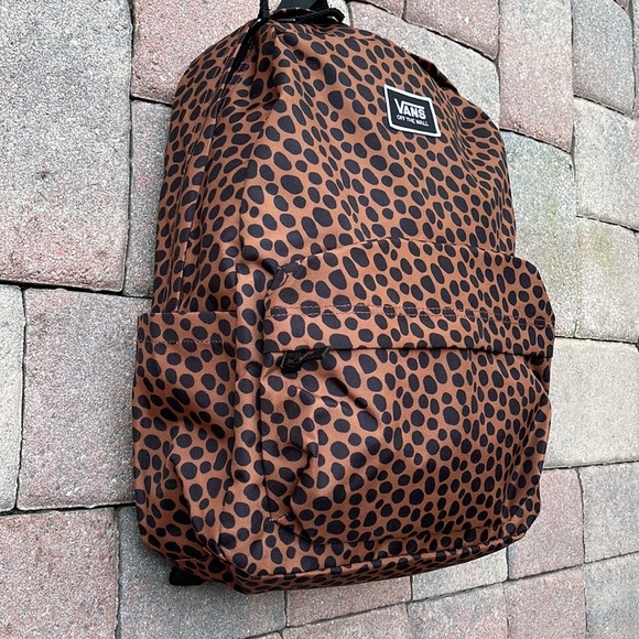 Vans | Bags | Vansold Skool H2 Backpack Leopard Print | Poshmark